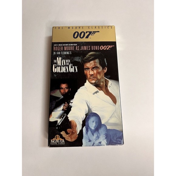 MGM | Other | The Man With The Golden Gun Roger Moore As James Bond 07 Vhs | Poshmark